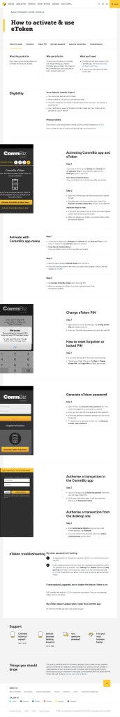 CommBank, CommBiz: How to activate and use eToken, 2019 – James Banham ...